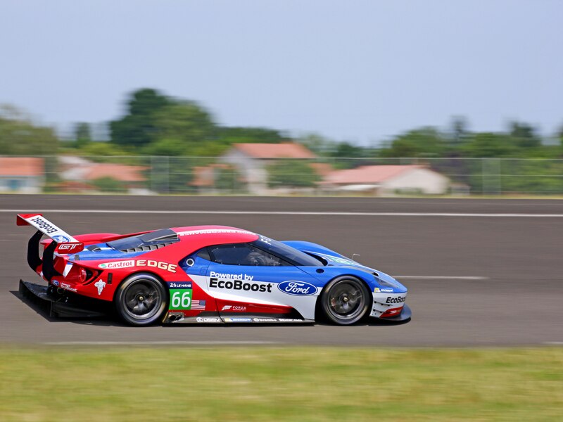 Ford finish top again, fifty years on at Le Mans
