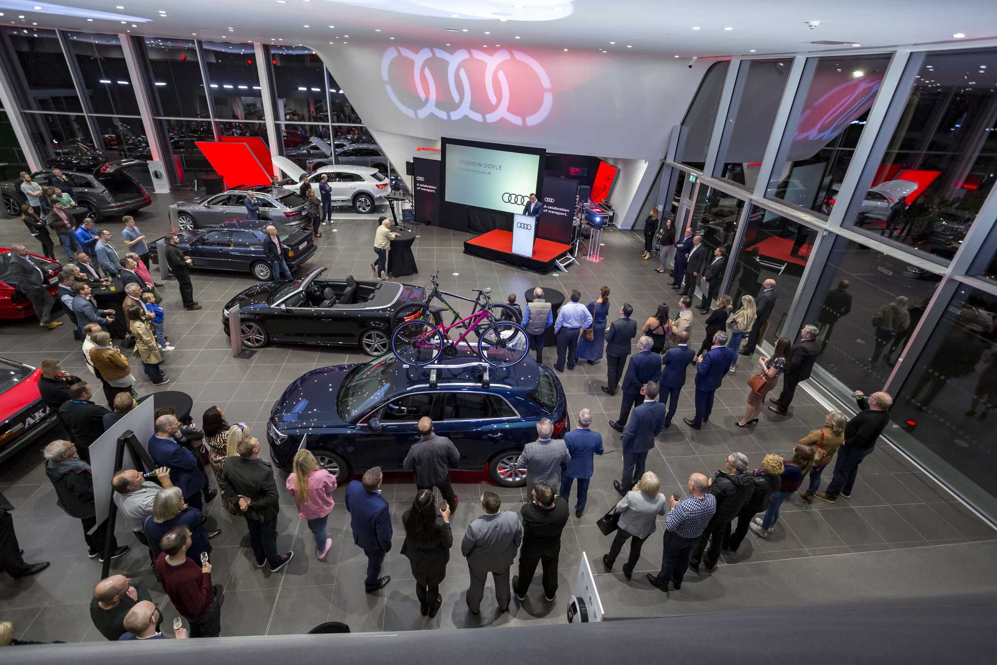 Lookers adds a touch of class to official opening of new Audi super site