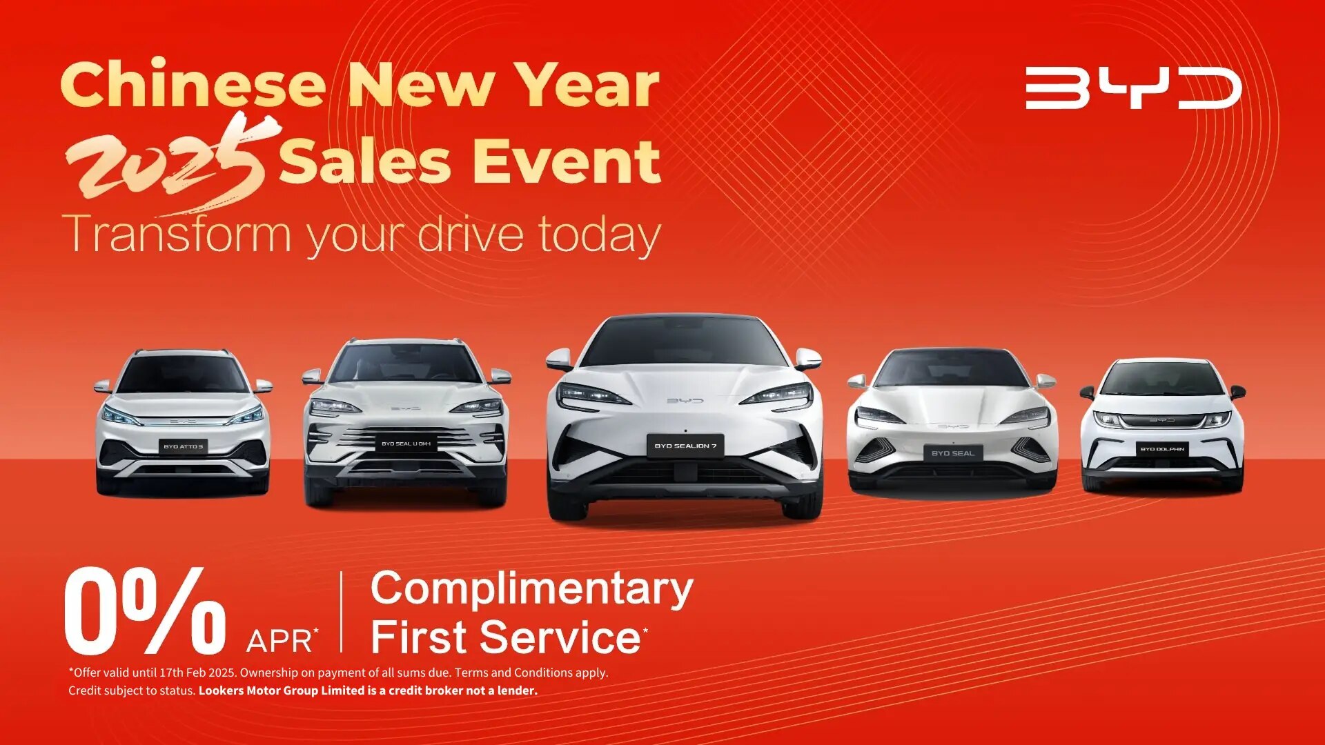New Approved BYD Dealer | Lookers BYD