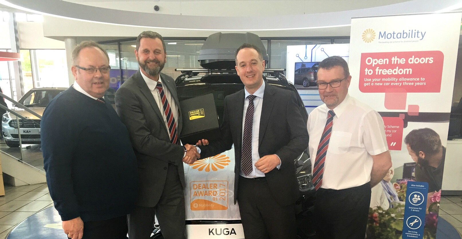 Lookers Ford Sheffield Win Motability dealer award