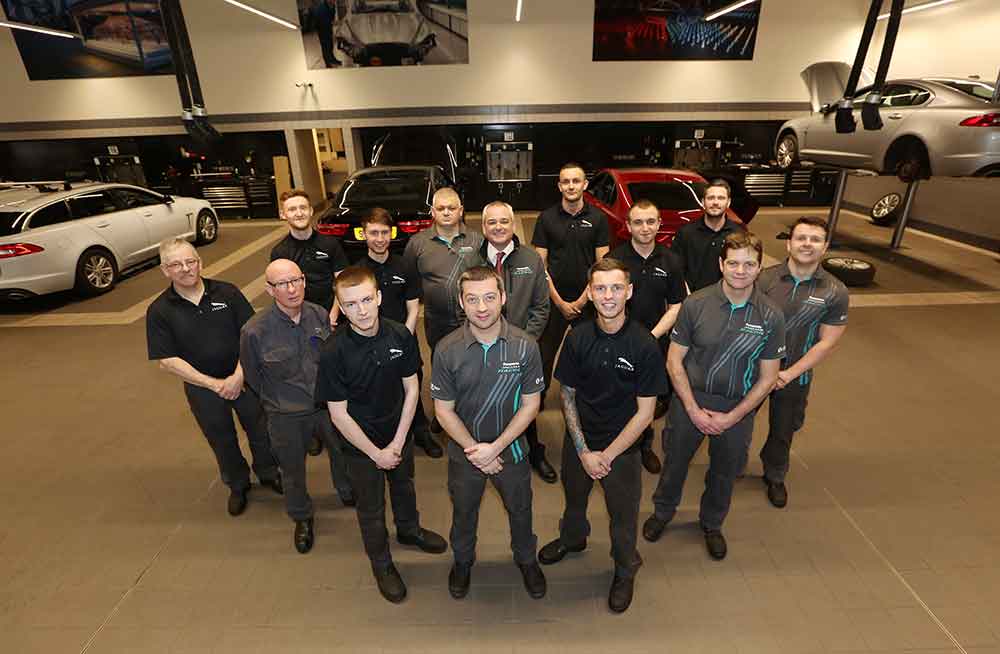 Taggarts Jaguar celebrates bumper first year at new Glasgow site