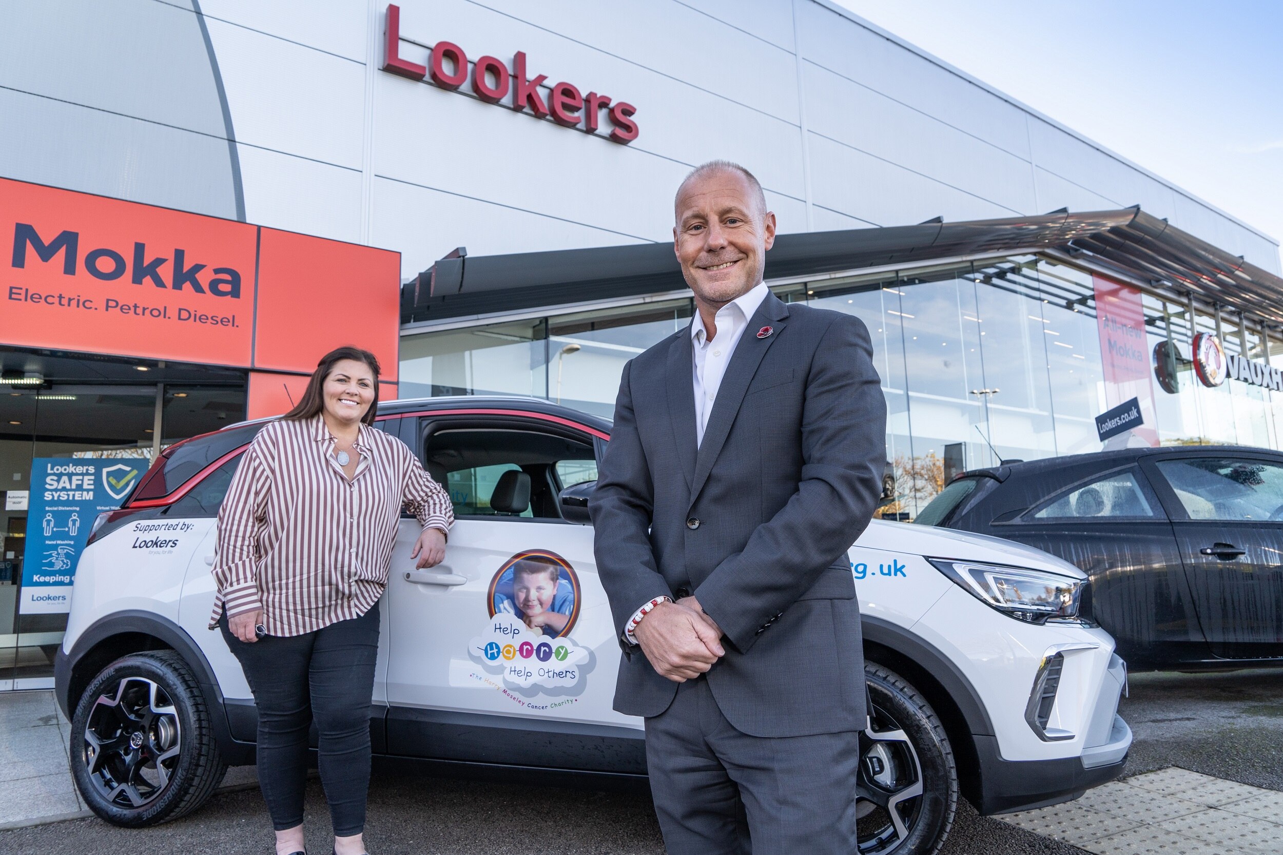 Lookers Vauxhall Birmingham support Help Harry Help Others