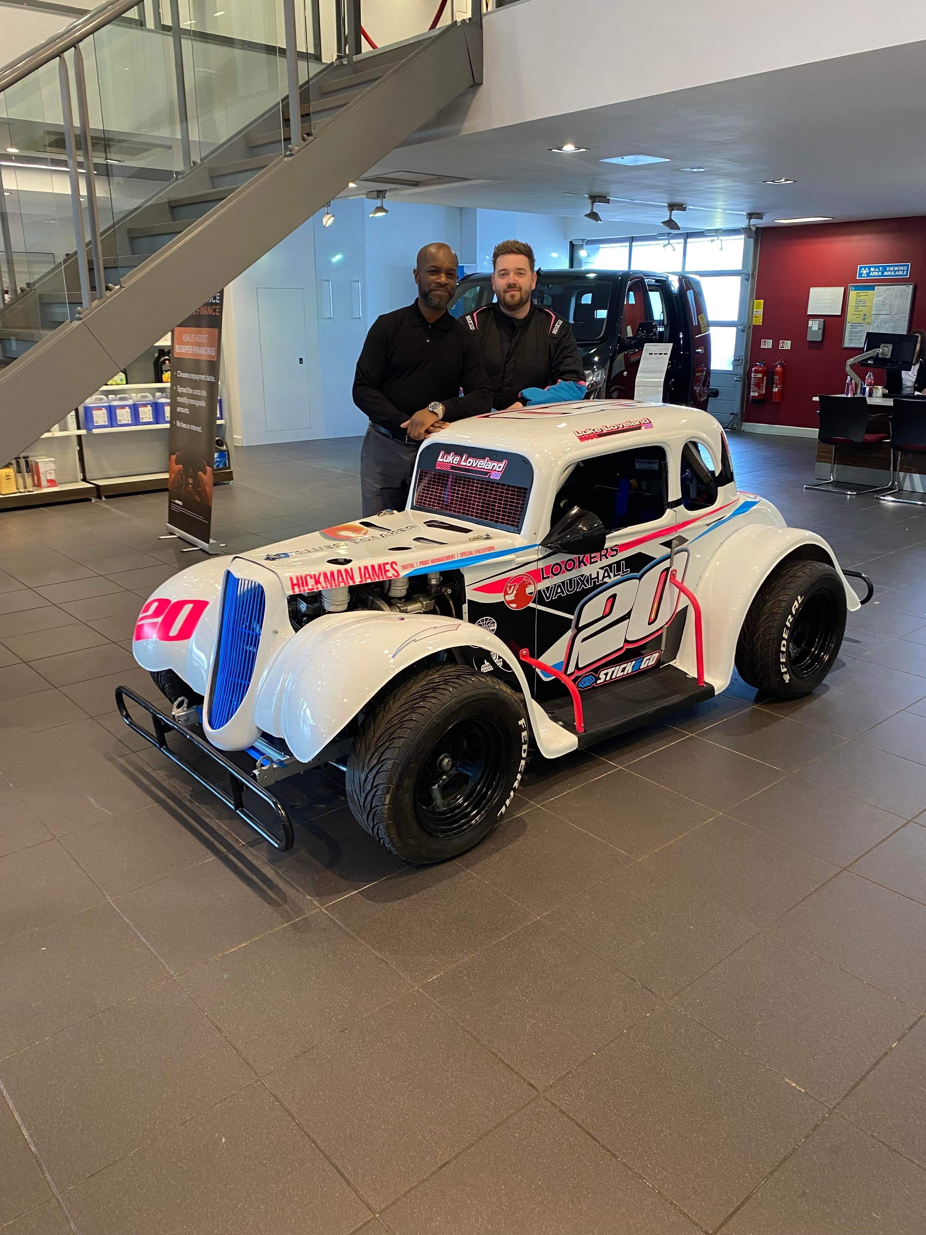 Sponsorship for motor racing glory